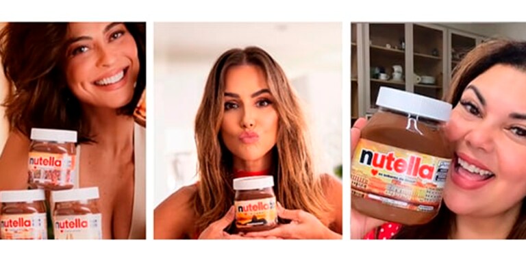 Campanha “Nutella ama os sabores do Brasil” com Juliana Paes, Deborah ...