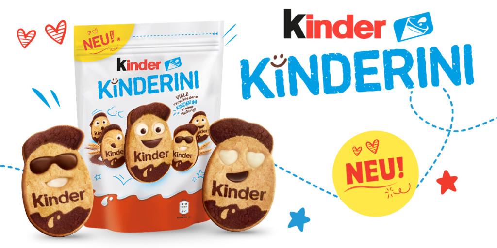 kinder kinderini, der knusprige Weizenkeks mit vielen Gesichtern | Ferrero