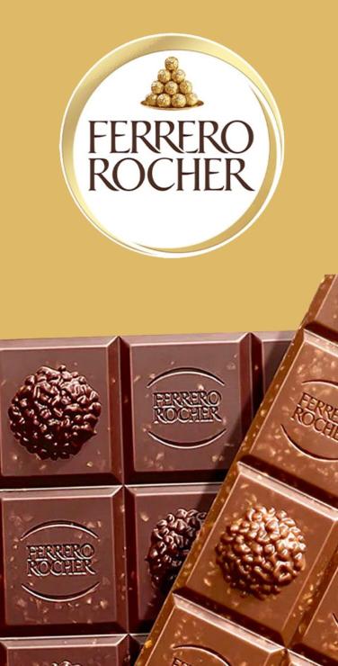 Tabletas Raffaello y Rocher | Ferrero