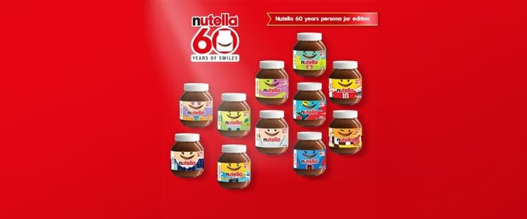 Nutella® Marks 60 Years of Smiles with Limited Edition Iconic Persona ...
