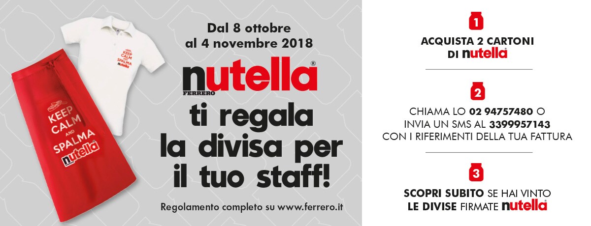 Nutella ti regala la divisa per il tuo staff | Ferrero