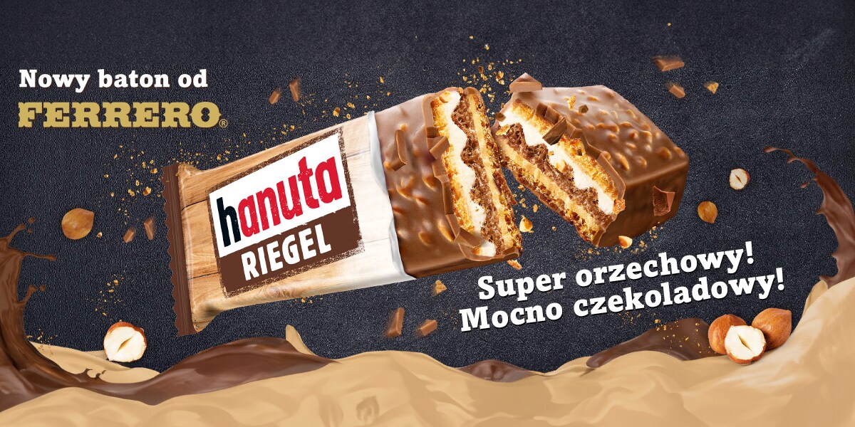 Hanuta RIEGEL – nowy baton od Ferrero | Ferrero